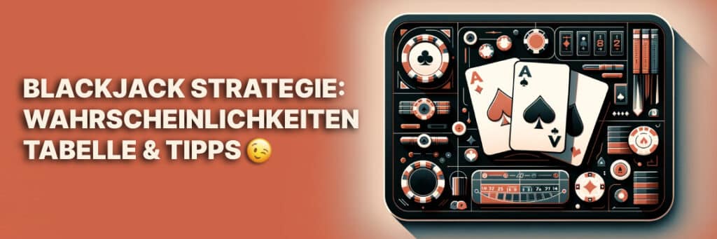 Blackjack Strategie Tipps mit Wahrscheinlichkeiten Tabelle